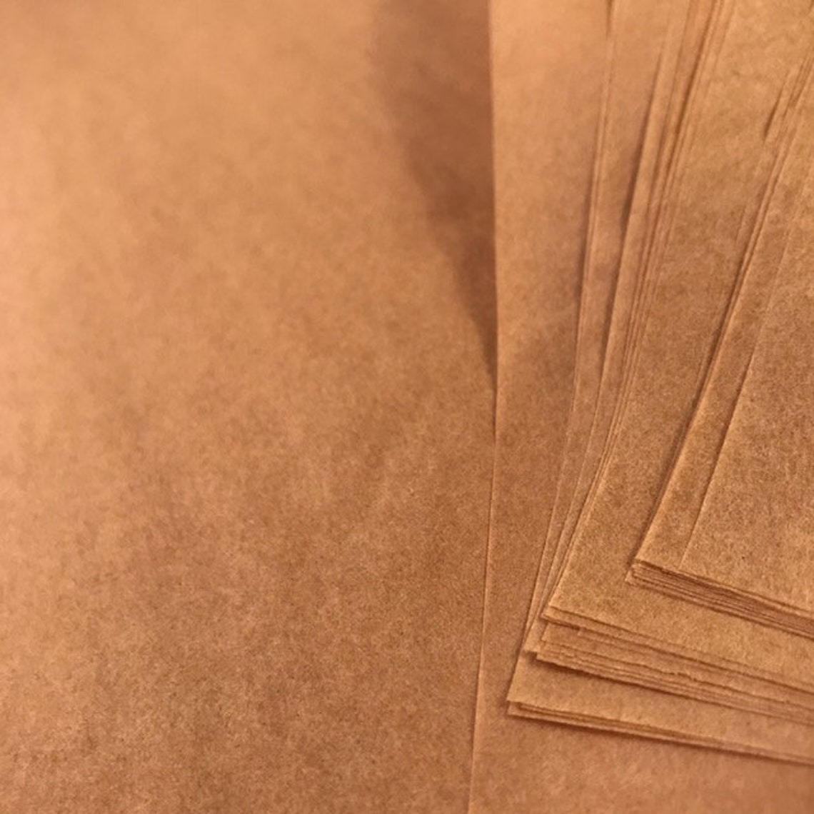 Made in USA Kraft Tissue Paper 24 sheets 20 x 30 inch Eco | Etsy