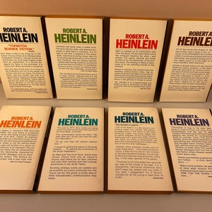 The Worlds of Robert A. Heinlein, Paperback Book Set, Heinlein Box Set ...