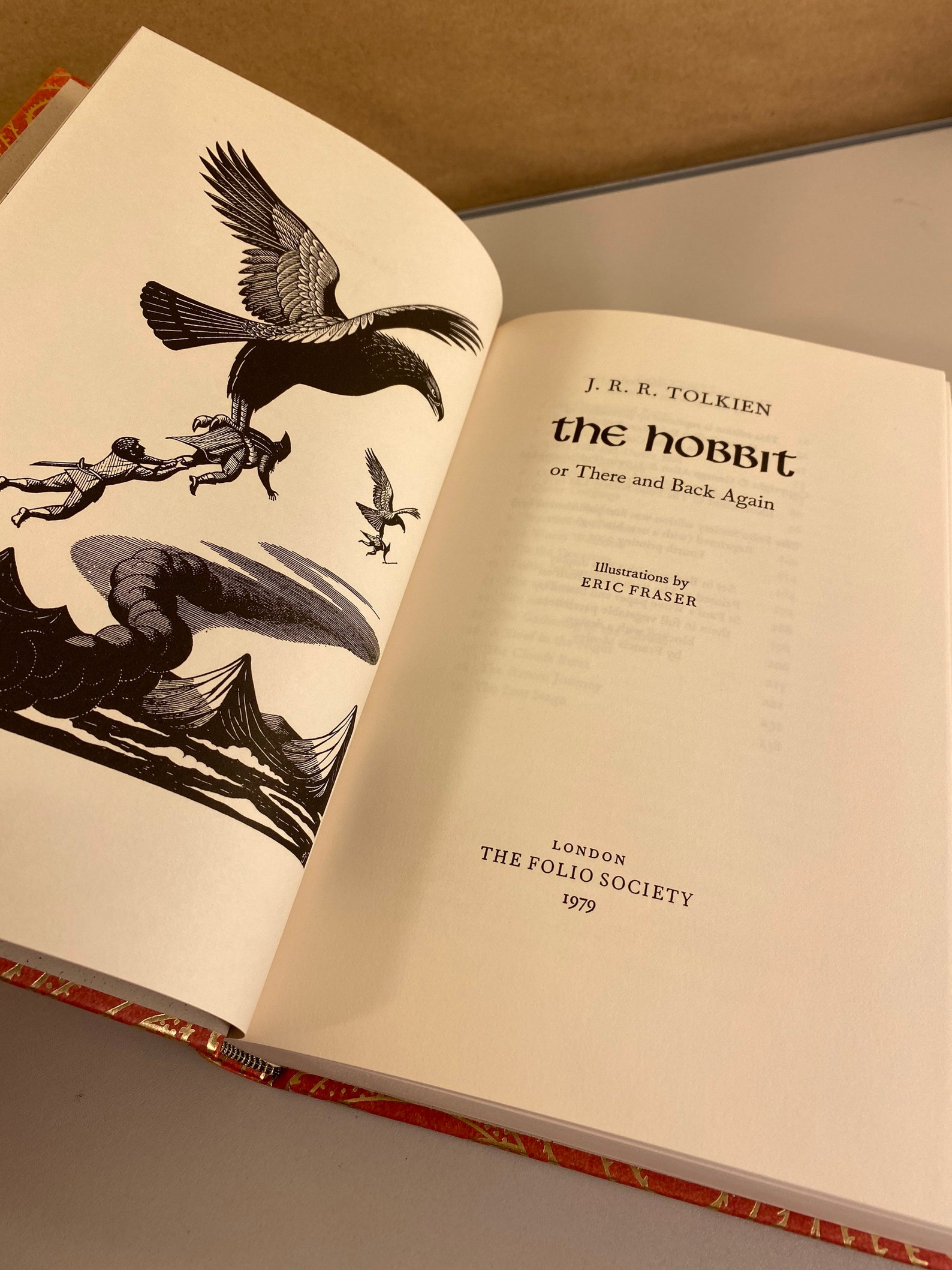 2001 4th Printing the Hobbit Eric Fraser Illustrations the - Etsy