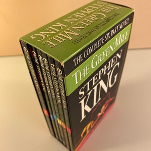 1996 the Green Mile Paperback Book Box Set With Original Screen Saver ...