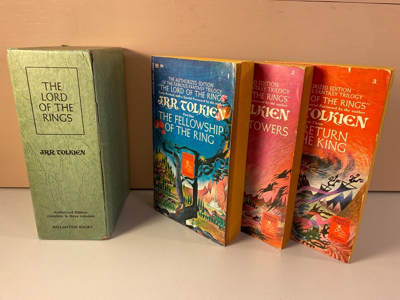 1965 UNREAD LOTR 1st Printings Trilogy Paperback Book Box Set - Etsy