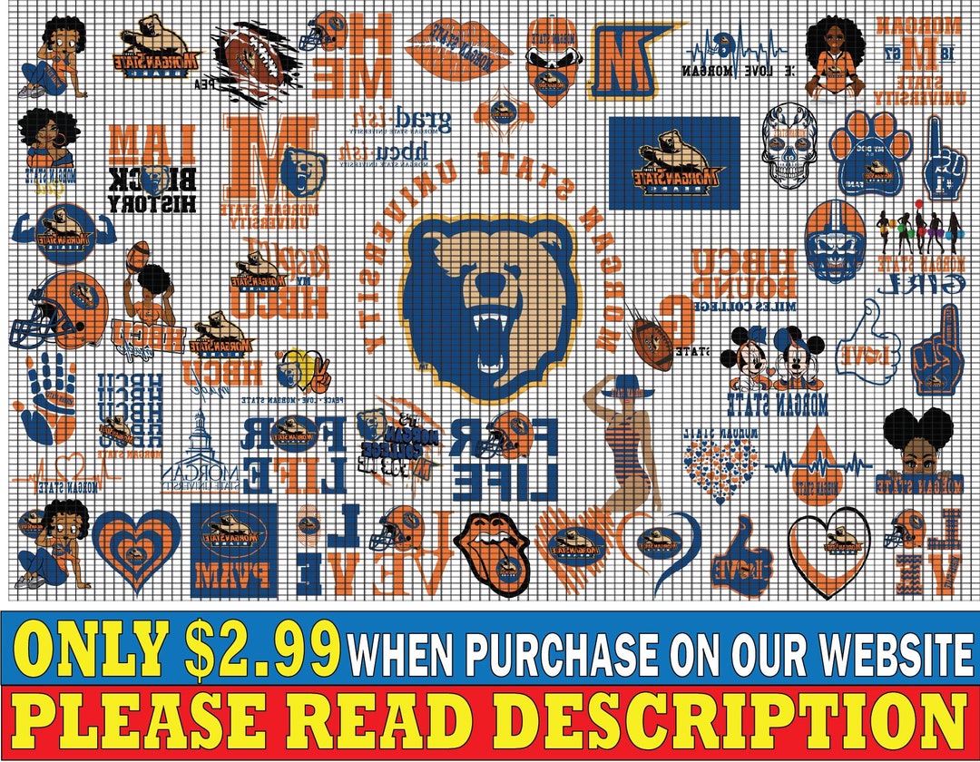 Morgan State Svg HBCU Svg Collections HBCU Svg Football - Etsy