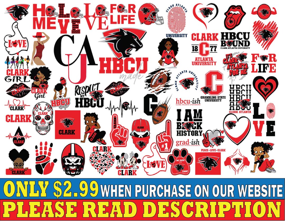 Clark Atlanta University Svg HBCU Svg Collections HBCU Svg - Etsy