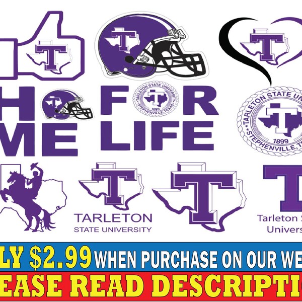 Tarleton State University Svg - Etsy