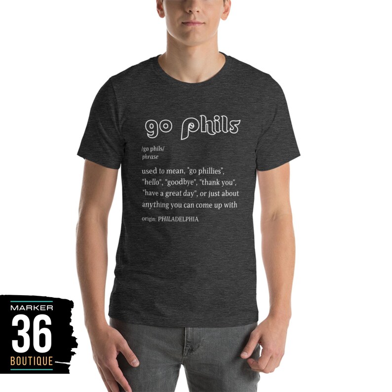 Go Phils Definition T-shirt Philadelphia Tee - Etsy