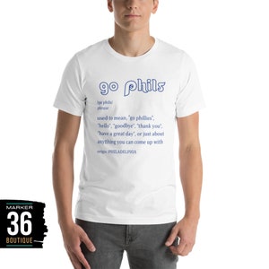 Go Phils Definition T-shirt Philadelphia Tee - Etsy