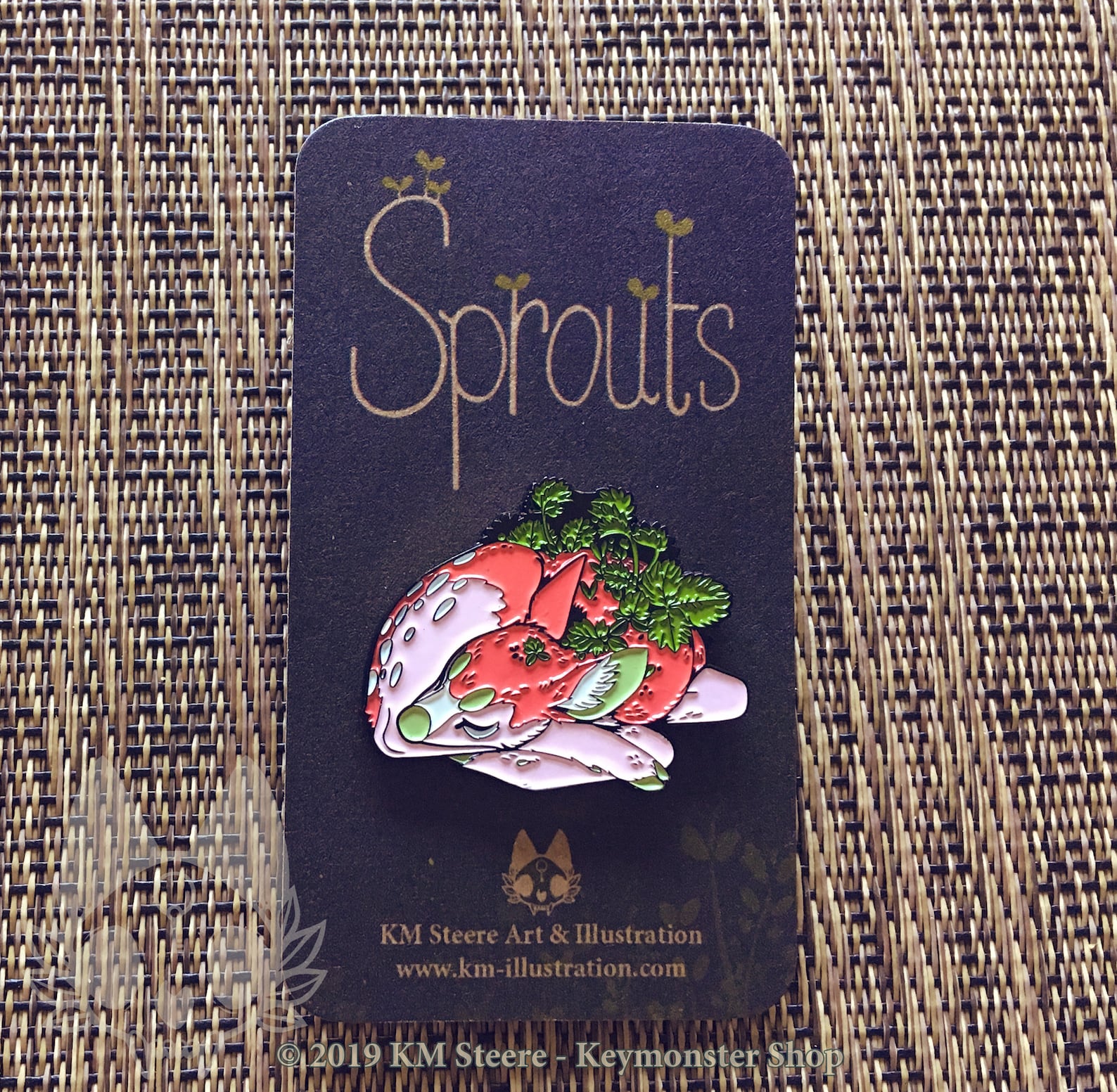 Sprouts Strawberry Deer Enamel Pin B Grade - Etsy