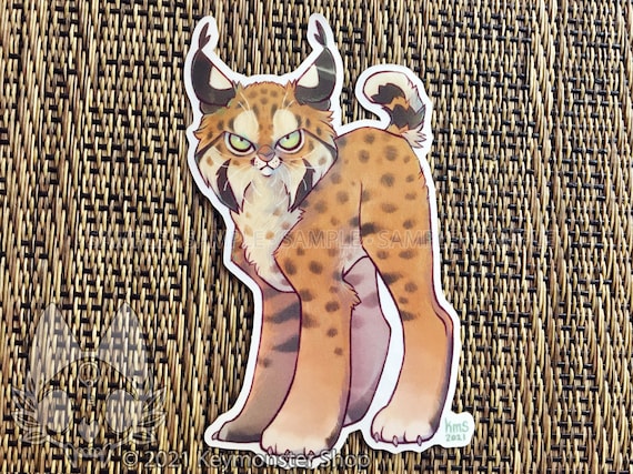 Bobcat Clear Vinyl Sticker | Etsy