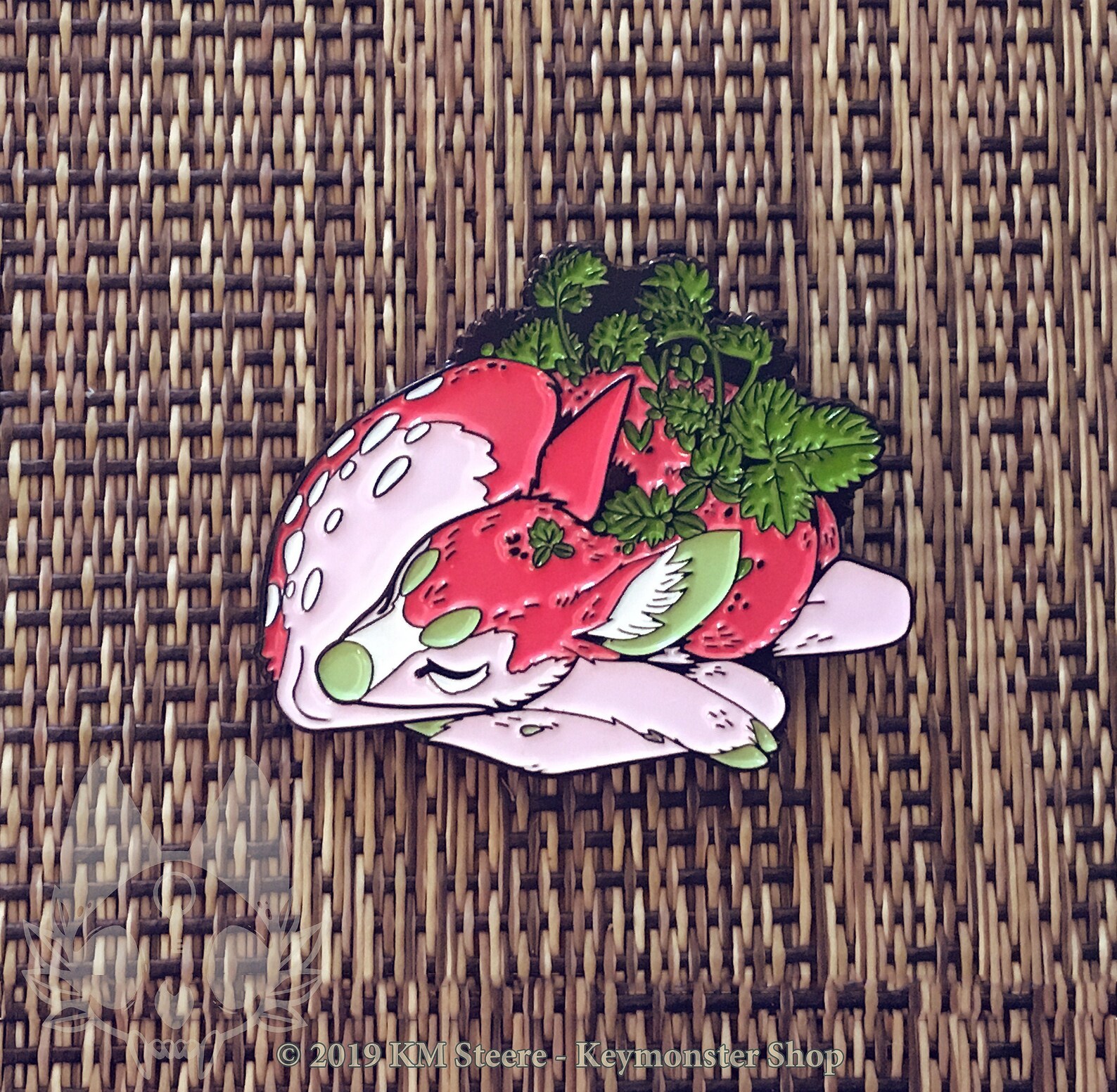 Sprouts Strawberry Deer Enamel Pin B Grade - Etsy