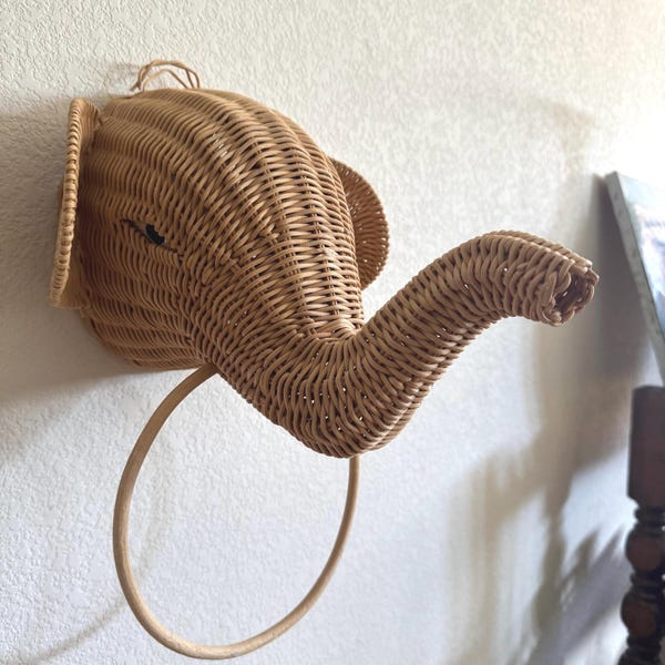 Rattan Animal Head - Etsy