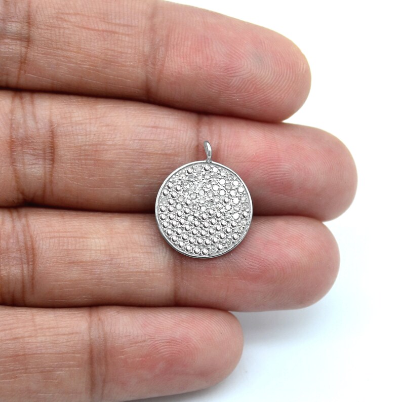 925 Sterling Silver Natural Pave Diamond Designer Fine Fashion Jewelry ...