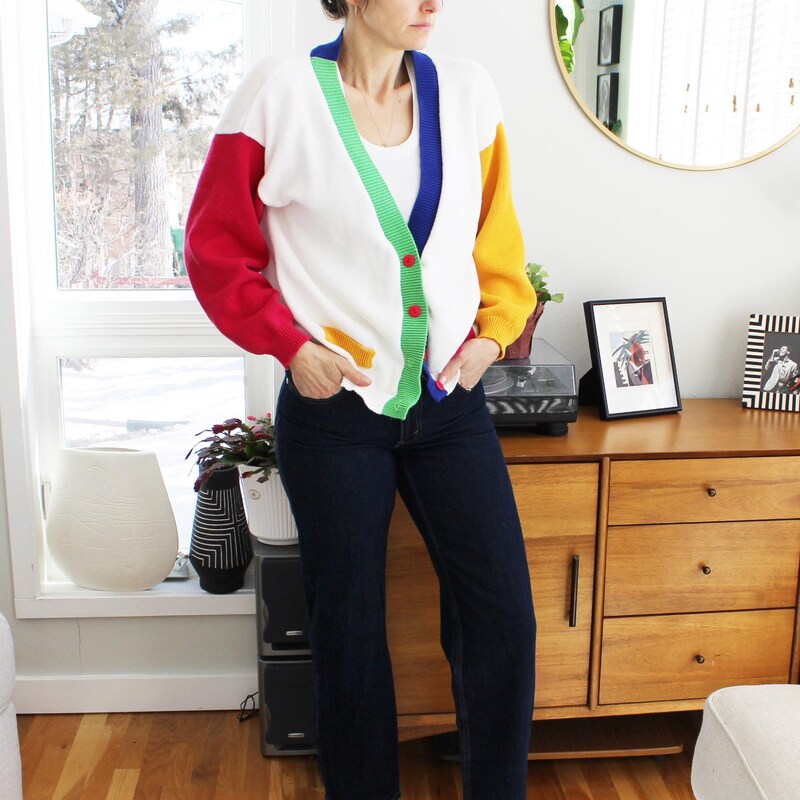 90s Color Block - Etsy