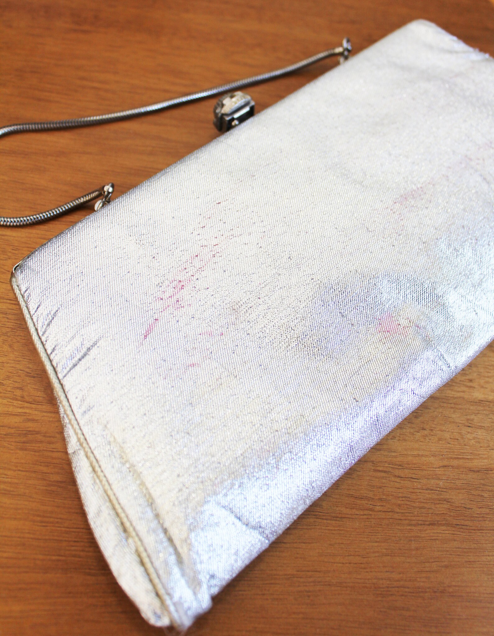 Shiny Silver Formal Clutch - Etsy