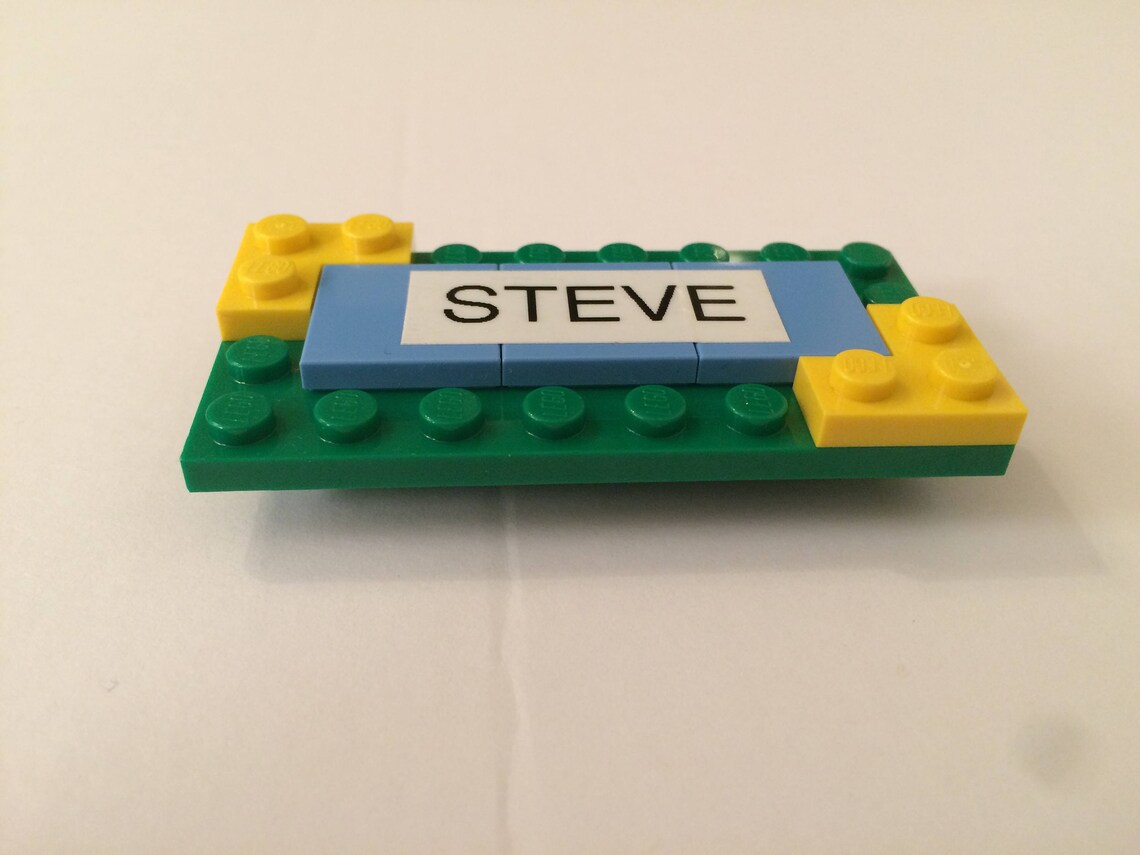 Solar LEGO Name Tag - Etsy