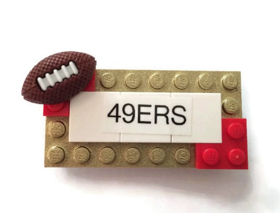 49ers LEGO Name Tag - Etsy