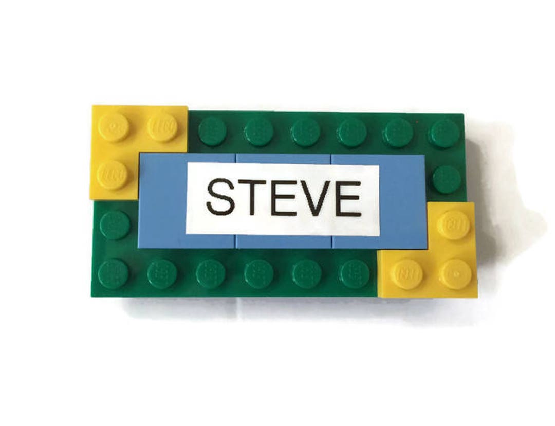 Solar LEGO Name Tag - Etsy