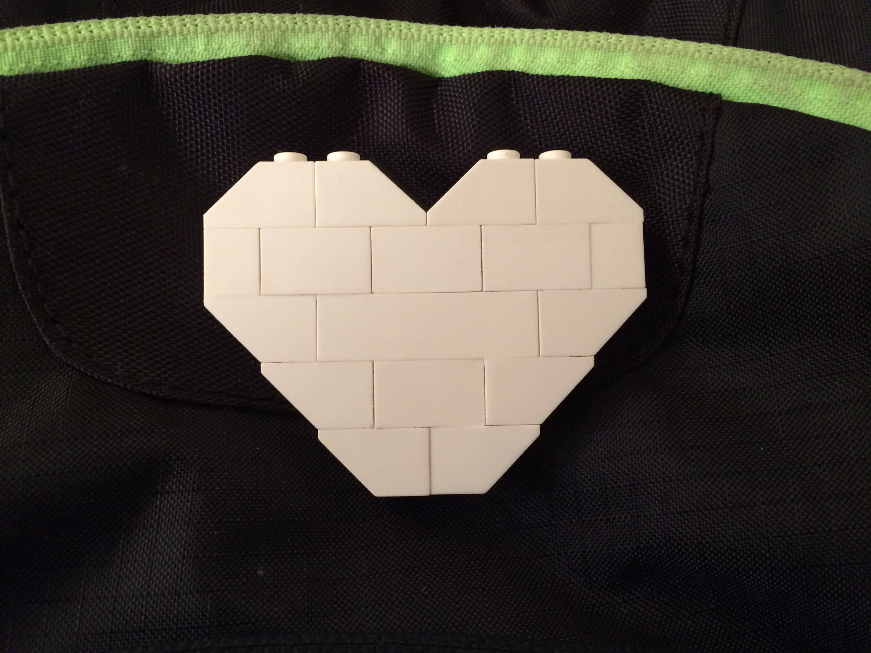 Broche LEGO de Corazón Blanco - Etsy España