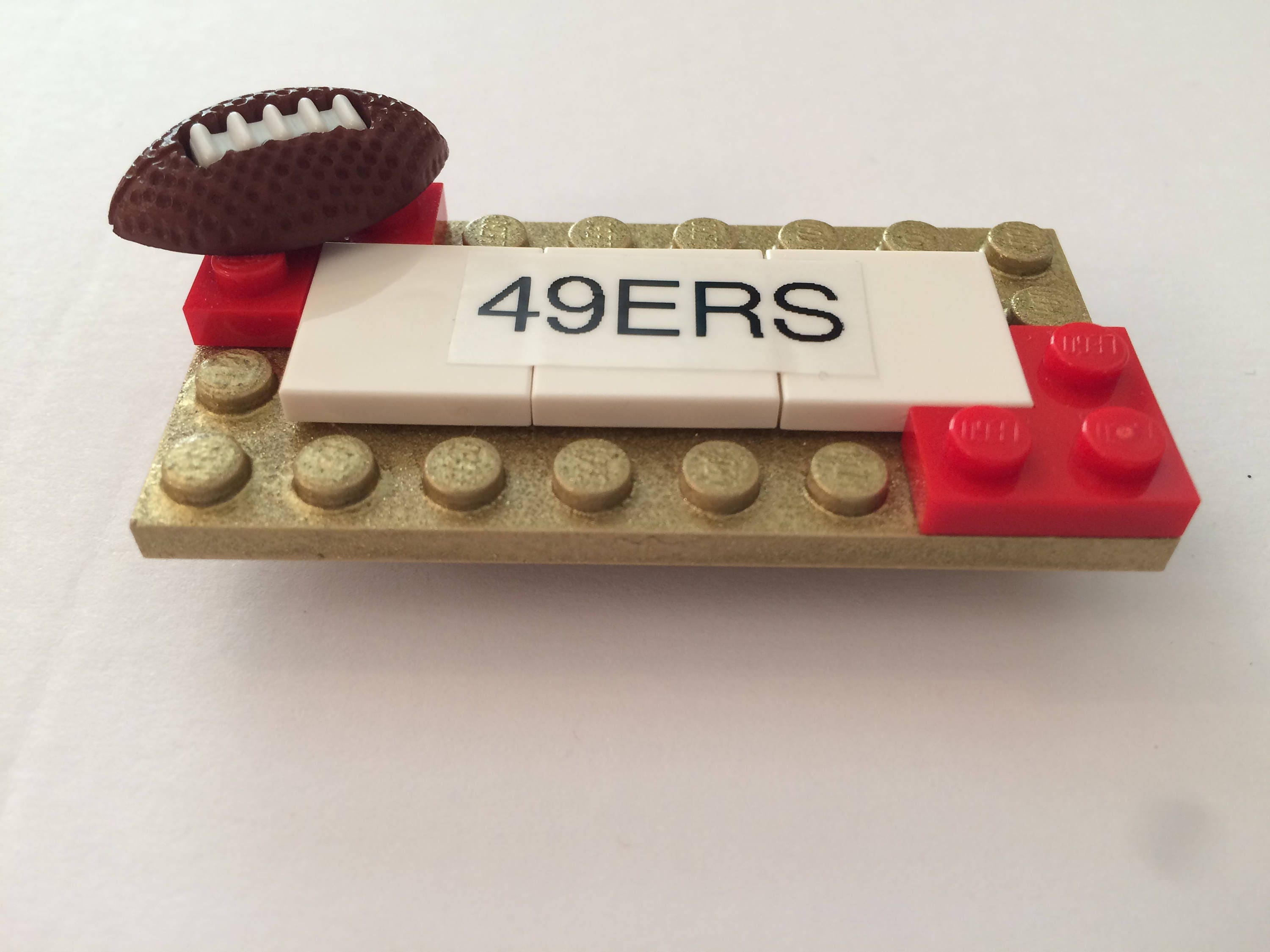 49ers LEGO Name Tag - Etsy