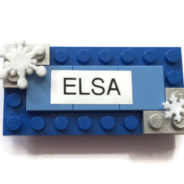 Elsa Name Tag - Etsy