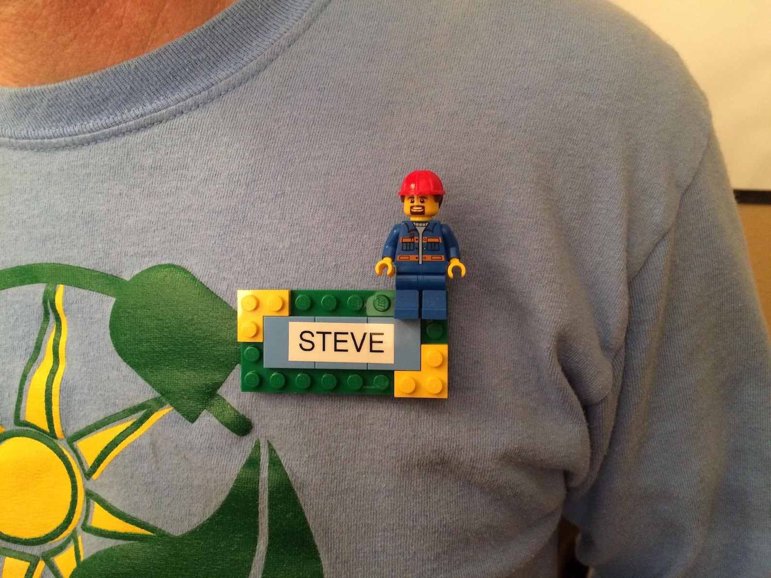 Solar LEGO Name Tag - Etsy