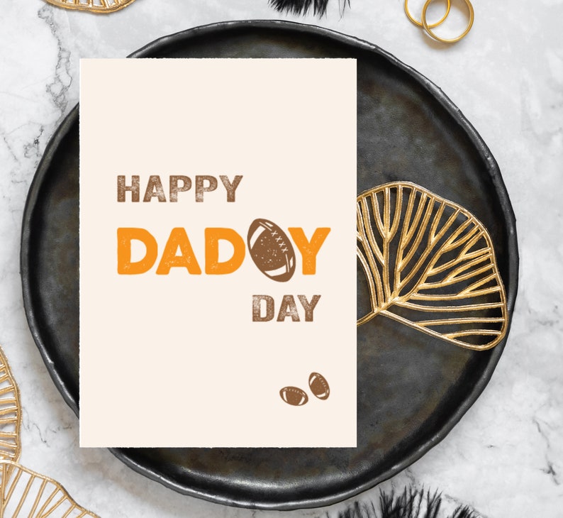 Printable Happy Father's Day Digital Card Dad's Day Celebration Daddy's ...