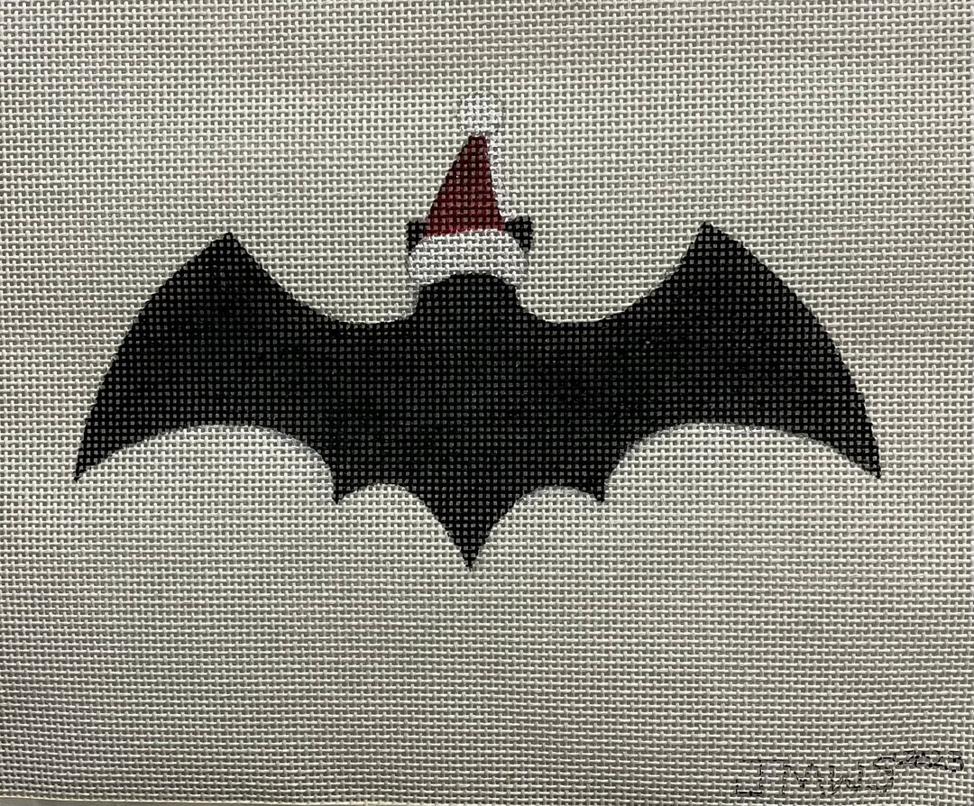 Santa Bat (C) Hand Painted Needlepoint Canvas - Etsy