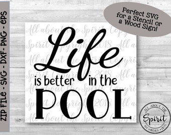 Pool svg | Etsy