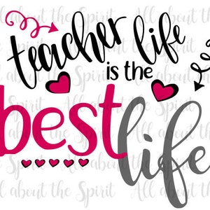 Teacher Appreciation Bundle SVG Teacher Cricut Svg Cutting File ...