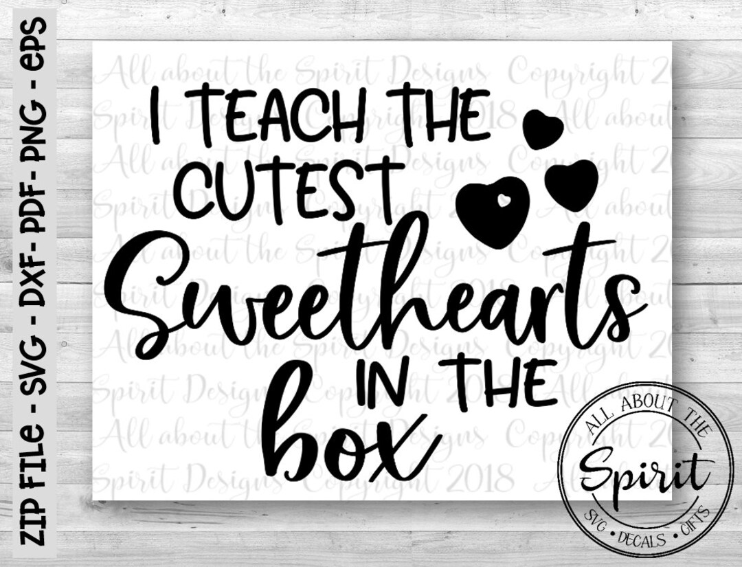 SVG Teacher Valentines Day Svg Digital File Cricut Svg Cutting File ...
