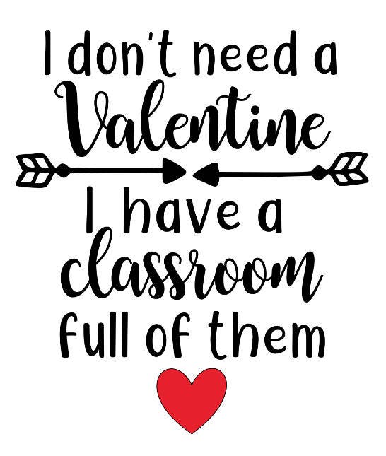 SVG Teacher Valentines Day Svg Digital File Cricut Svg Cutting - Etsy
