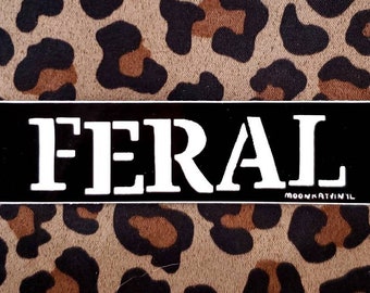 Feral Sticker - Etsy