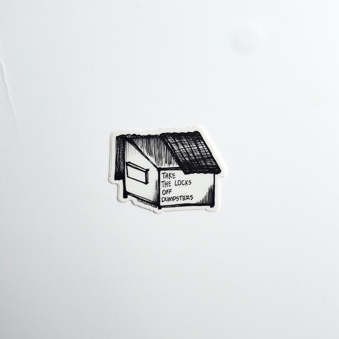Dumpster Sticker - Etsy