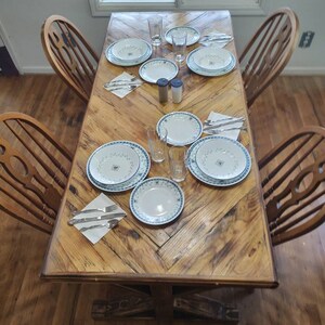 Beautiful, Rustic, Strong, Dining Room/kitchen Table. - Etsy