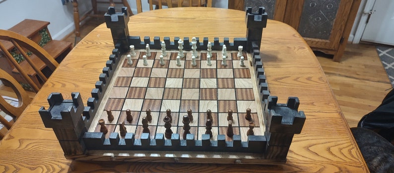 Castle Themed Chess Board - Etsy