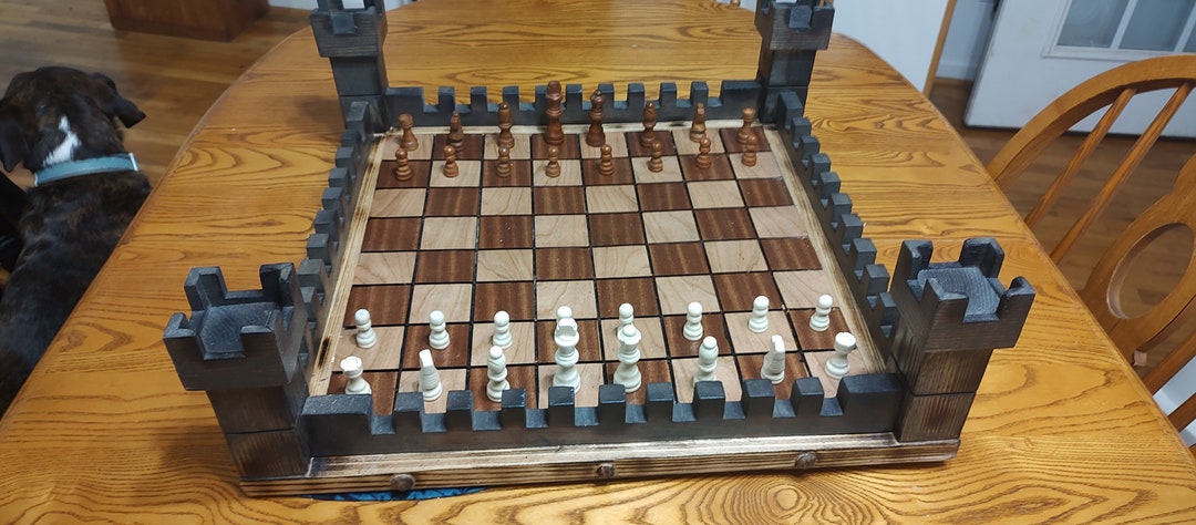 Castle Themed Chess Board - Etsy