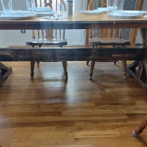 Beautiful, Rustic, Strong, Dining Room/kitchen Table. - Etsy