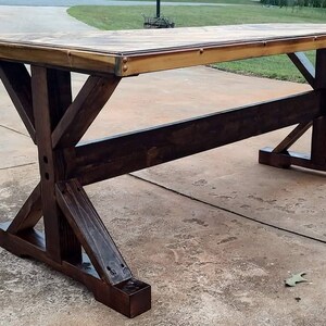 Beautiful, Rustic, Strong, Dining Room/kitchen Table. - Etsy