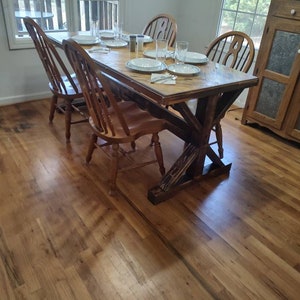 Beautiful, Rustic, Strong, Dining Room/kitchen Table. - Etsy