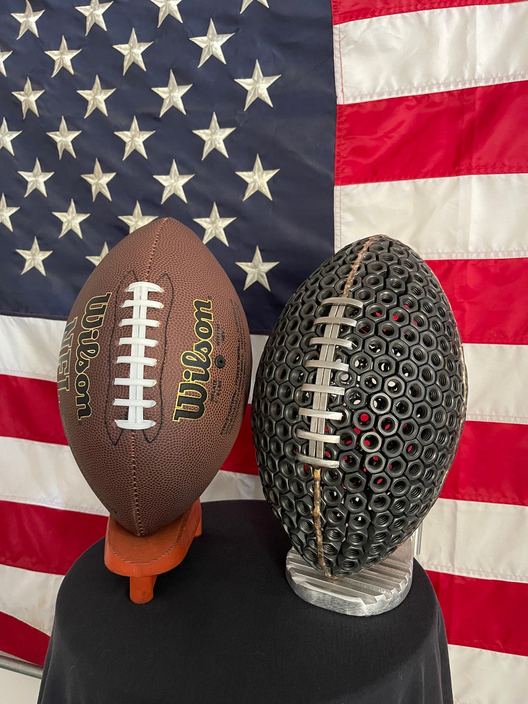 Black Oxide Nut Football - Etsy