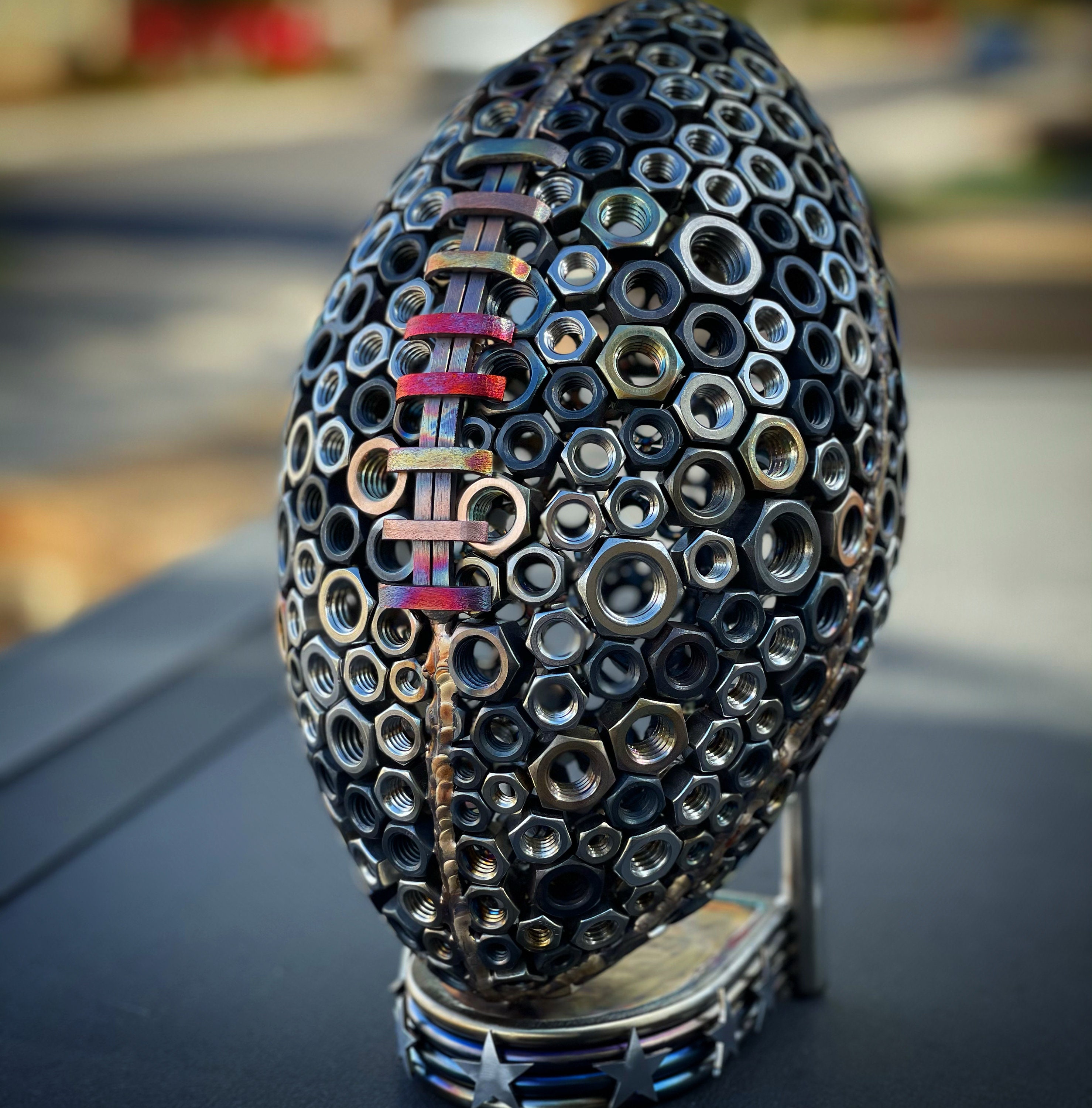 All Star Mixed Nut Football Sculpture - Etsy