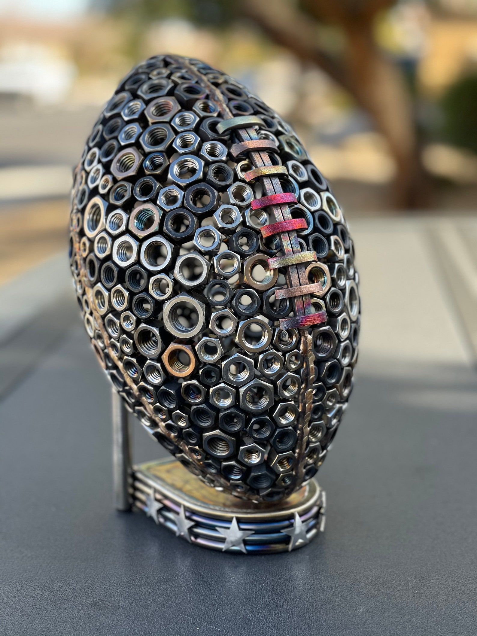 All Star Mixed Nut Football Sculpture - Etsy