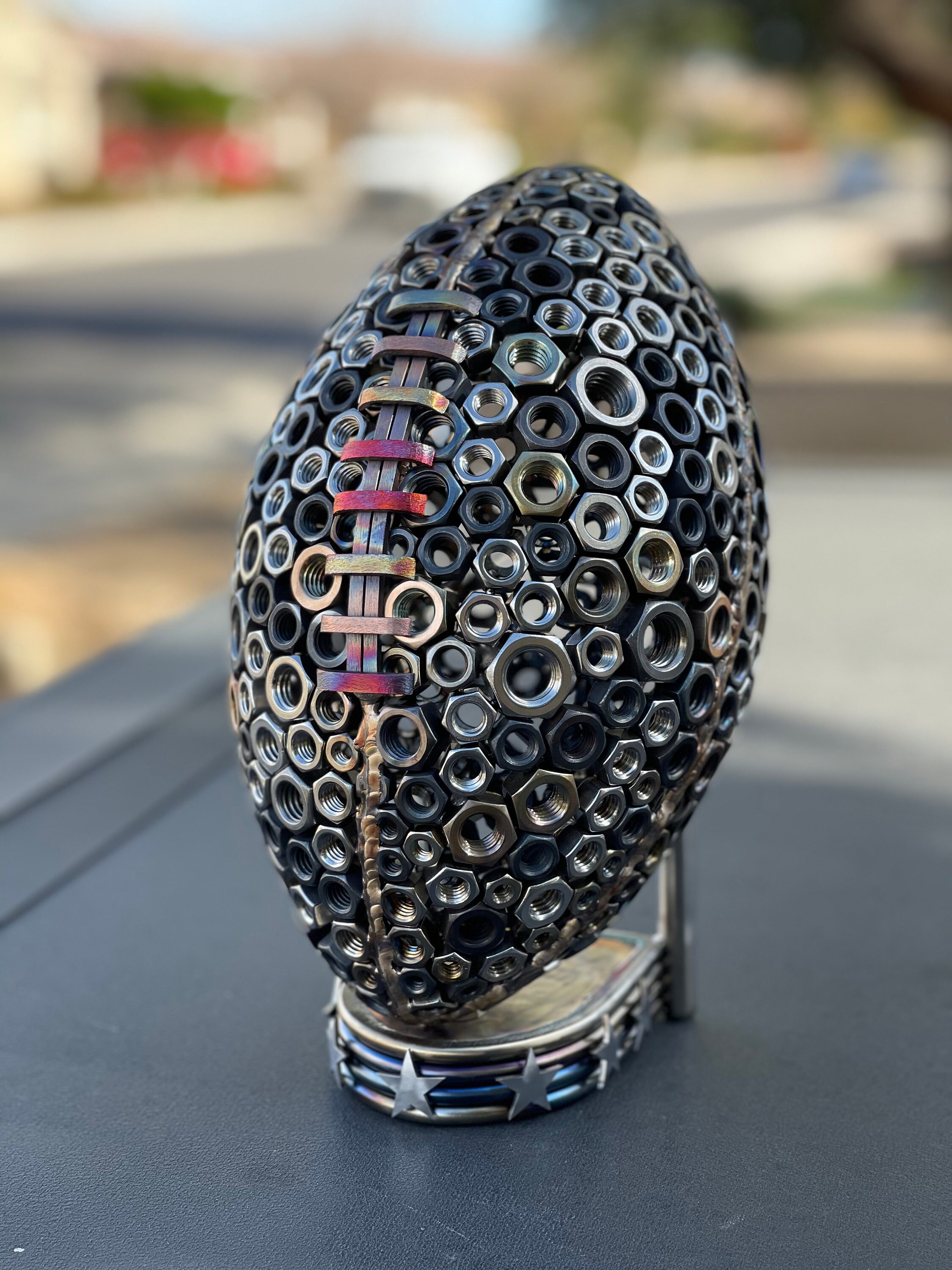 All Star Mixed Nut Football Sculpture - Etsy