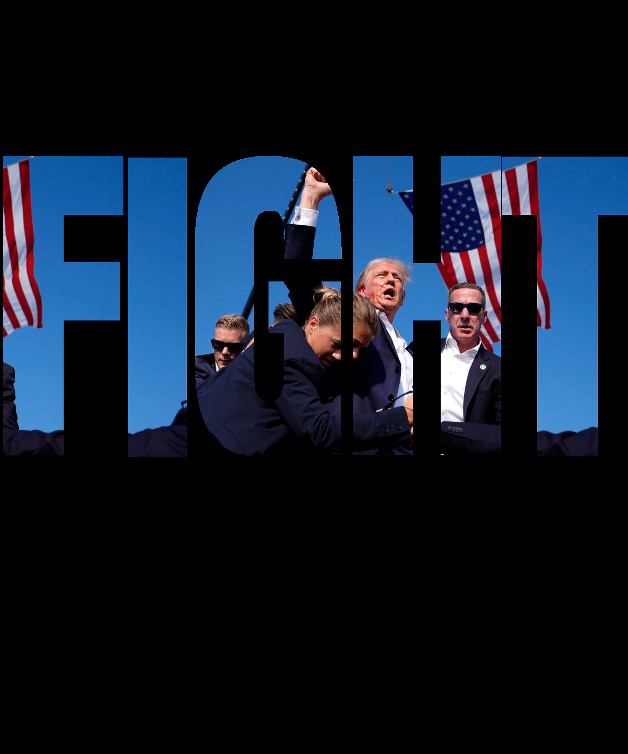 Trump FIGHT PNG Trump Fist - Etsy