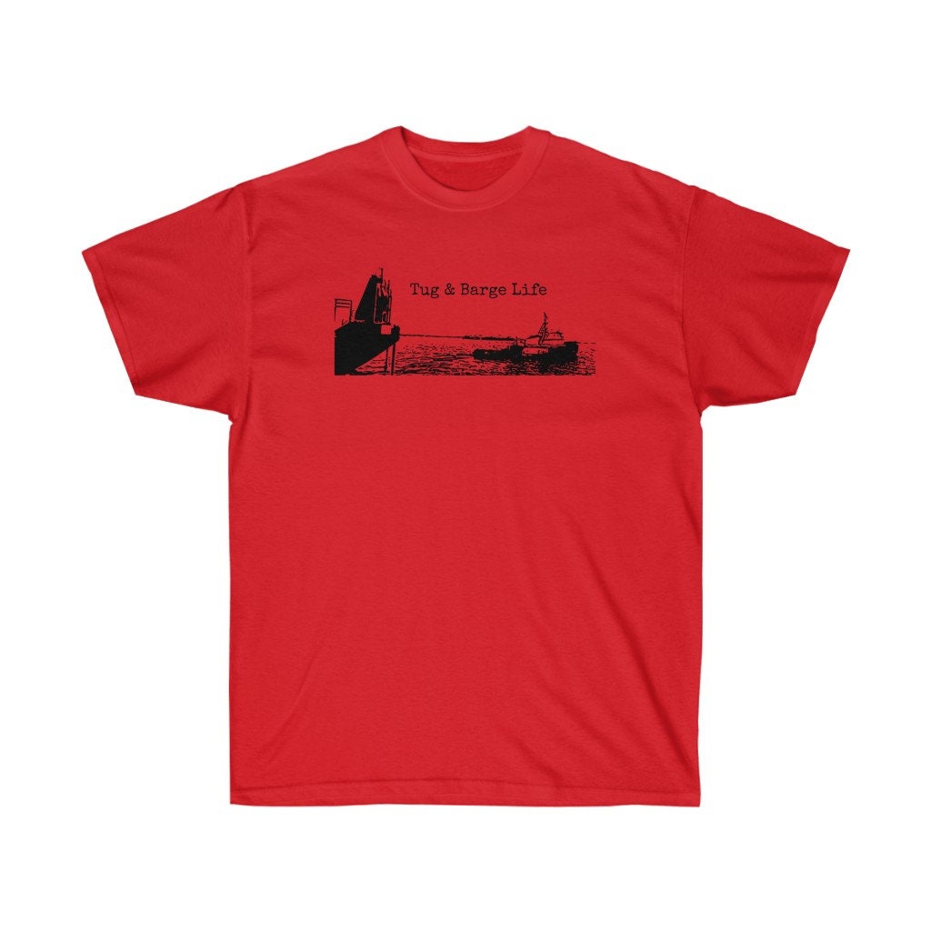 Tug and Barge Life Tugboat Maritime Tugboating Mariner Captain Deckhand ...
