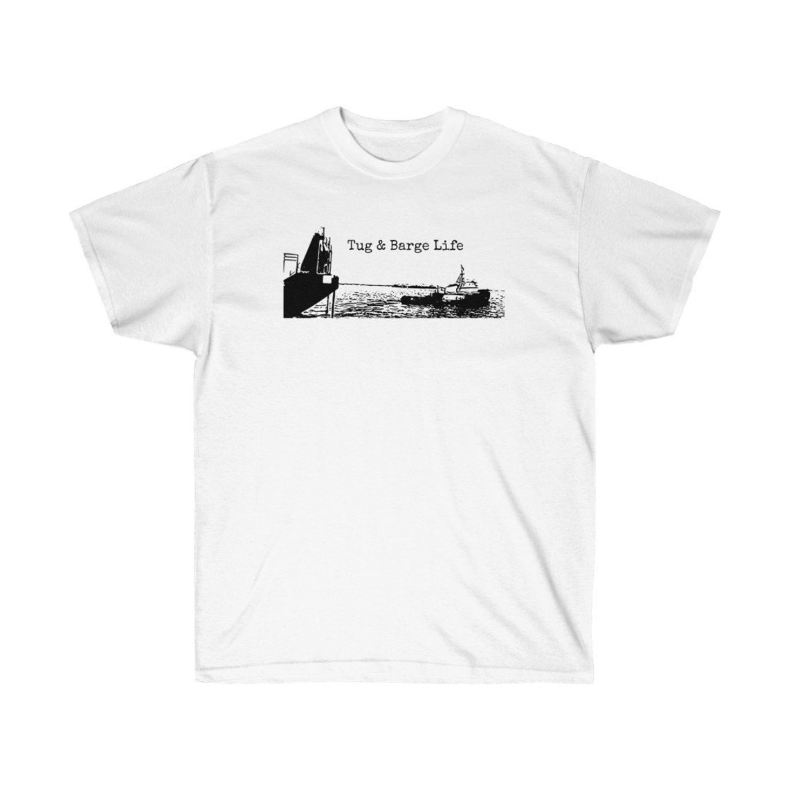 Tug and Barge Life Tugboat Maritime Tugboating Mariner Captain Deckhand ...