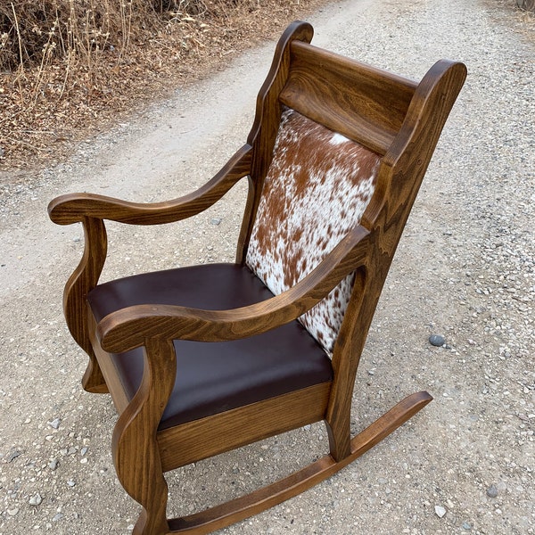 Cowhide Chair - Etsy