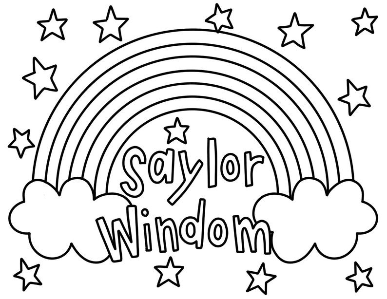 Custom Coloring Pages Sample READ DESCRIPTION - Etsy