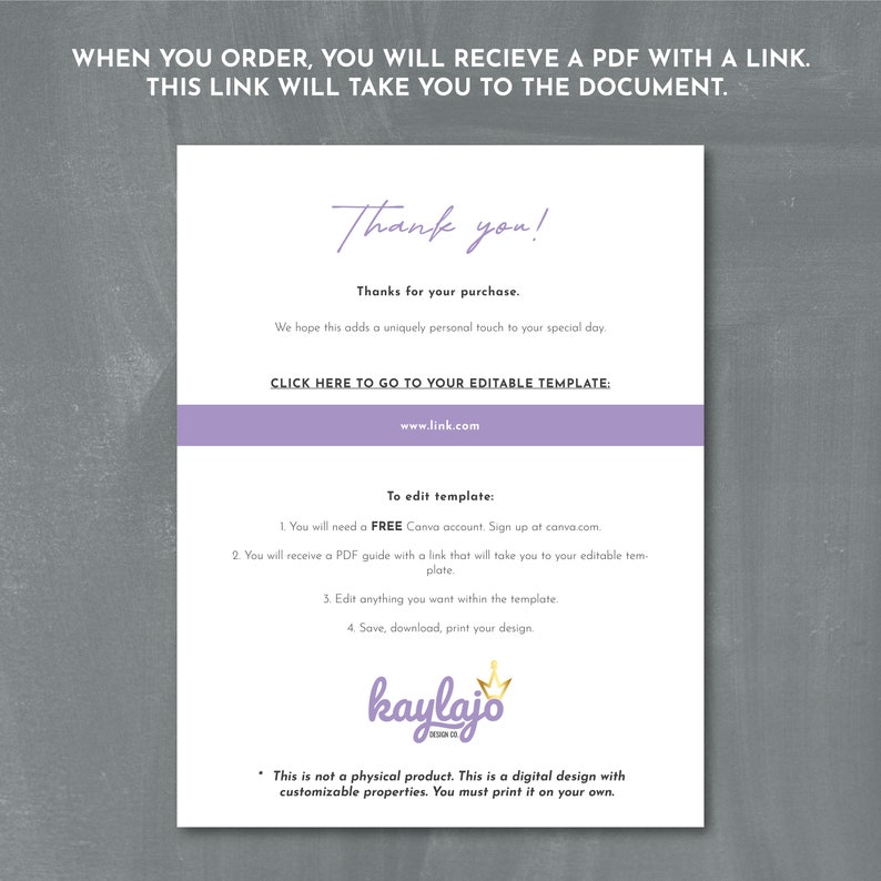 Starry Night Wedding Invite Digital Download, Wedding Invite Canva ...