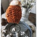 Rust Colored Hat | Burnt Orange Hat | Autumn Colors | Rustic Knit Hat ...