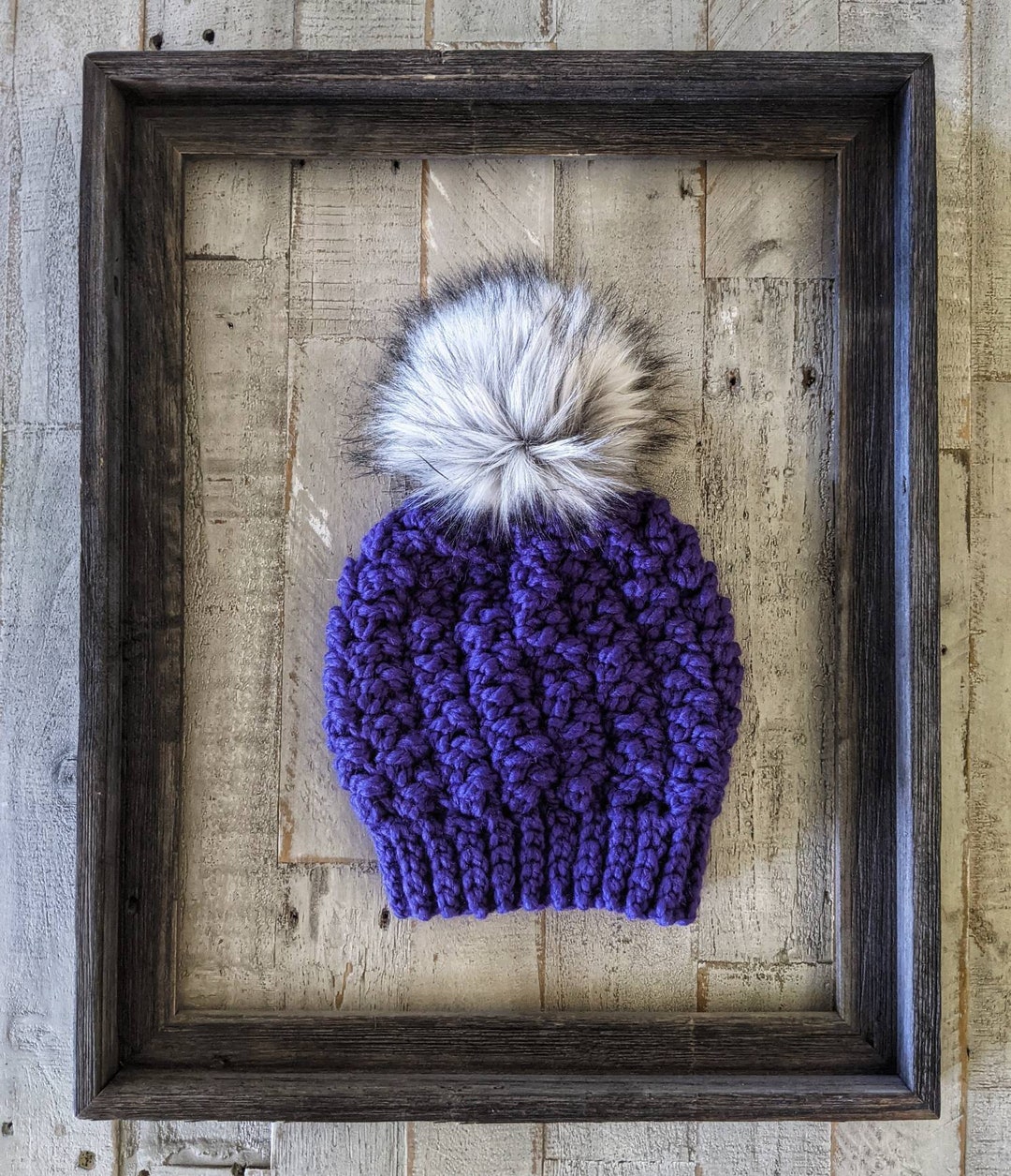 Iris Purple Hat | Deep Purple Hat | Iris Purple | Purple Hat | Winter ...